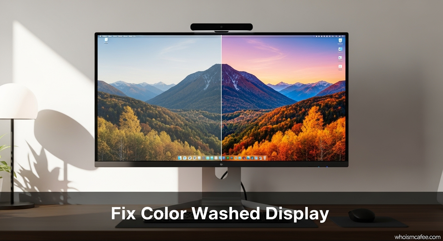 My Display Looks Color Washed? Fix It in 5 Minutes